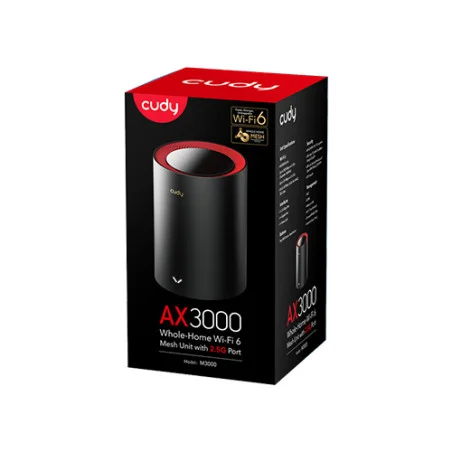 CUDY M3000 1-Pack AX3000 2.5G Dual Band Wi-Fi 6 Mesh System Router ...