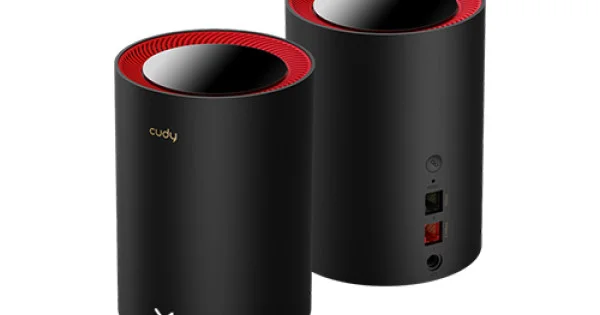 CUDY M3000 2-Pack AX3000 2.5G Dual Band Wi-Fi 6 Mesh System Router ...